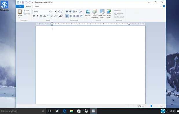 WordPad: Word processor software included with Windows 95 and later ...