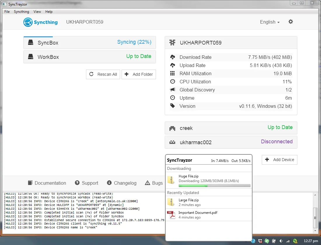 SyncTrayzor: Wrapper for Syncthing which | AlternativeTo