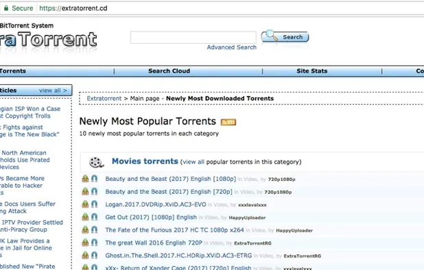 ExtraTorrent: Cc is the biggest bittorrent system | AlternativeTo