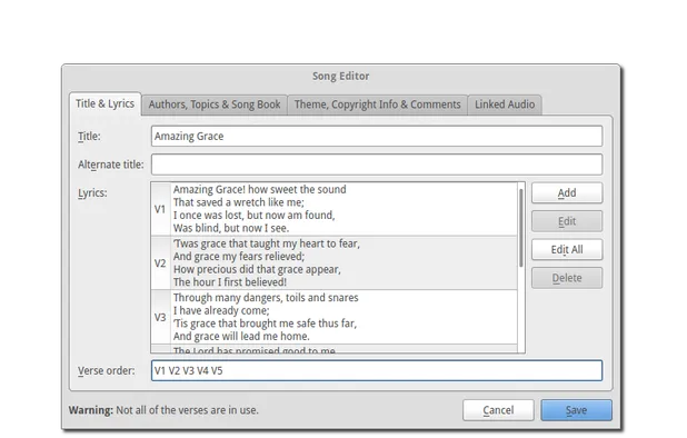 OpenLP: Feature rich open-source church presentation platform that ...