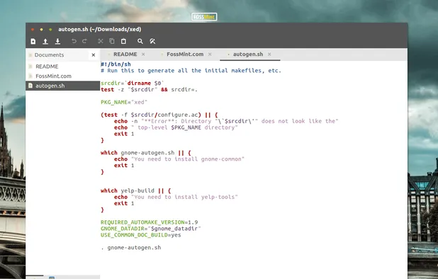 Xed: A text editor forked from Pluma and Gedit. | AlternativeTo