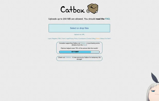 Catbox: Free file host, no ads, 200 MB upload limit | AlternativeTo