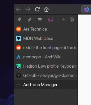 Sidebery: Manage your tabs and bookmarks in sidebar | AlternativeTo