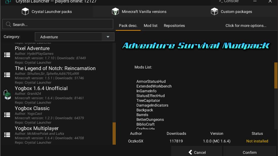 Crystal Launcher: Free Minecraft launcher for easy managing and ...