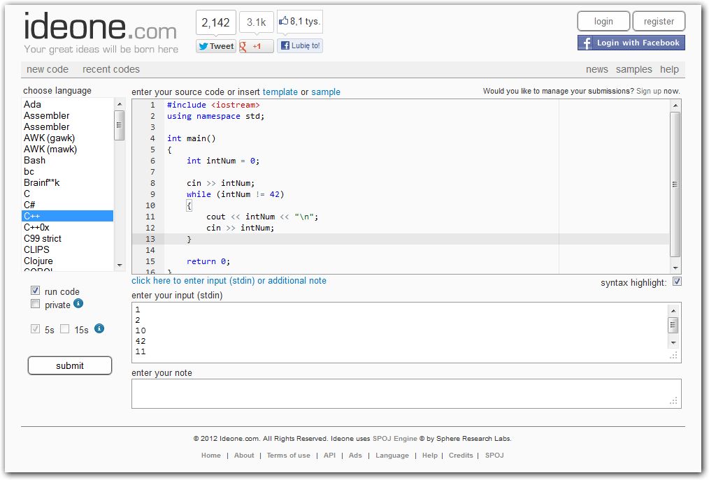 Ideone Alternatives 25 Pastebin Services And Code Editors Alternativeto