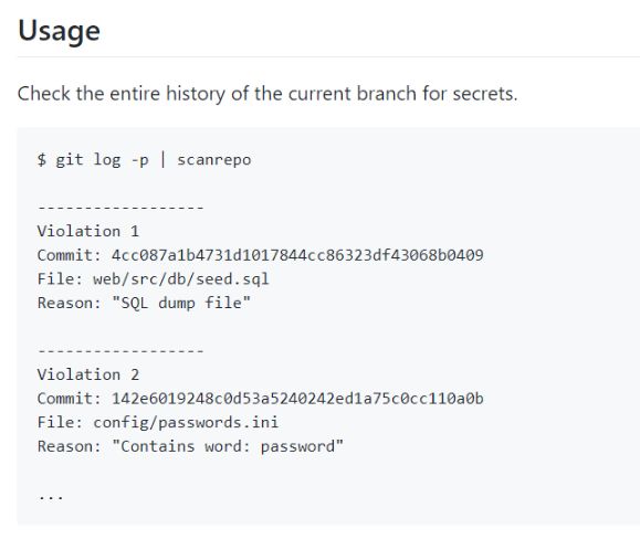 repo-security-scanner Alternatives and Similar Software | AlternativeTo