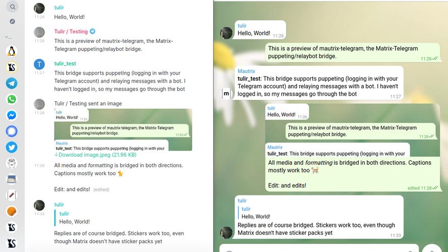 Apps with 'Matrix Protocol' feature | AlternativeTo