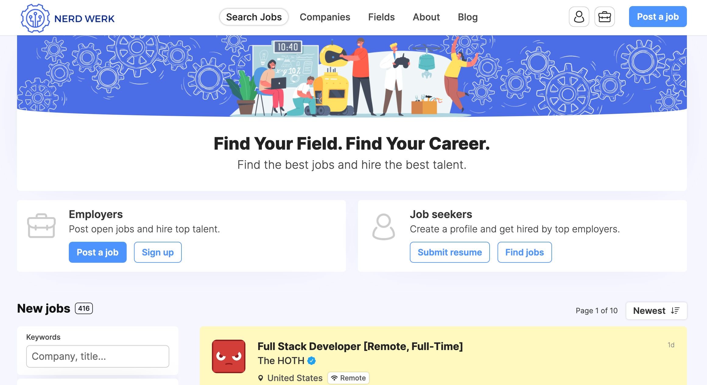 Nerd Werk Alternatives: Top 5 Job Search Services & Similar Apps | AlternativeTo