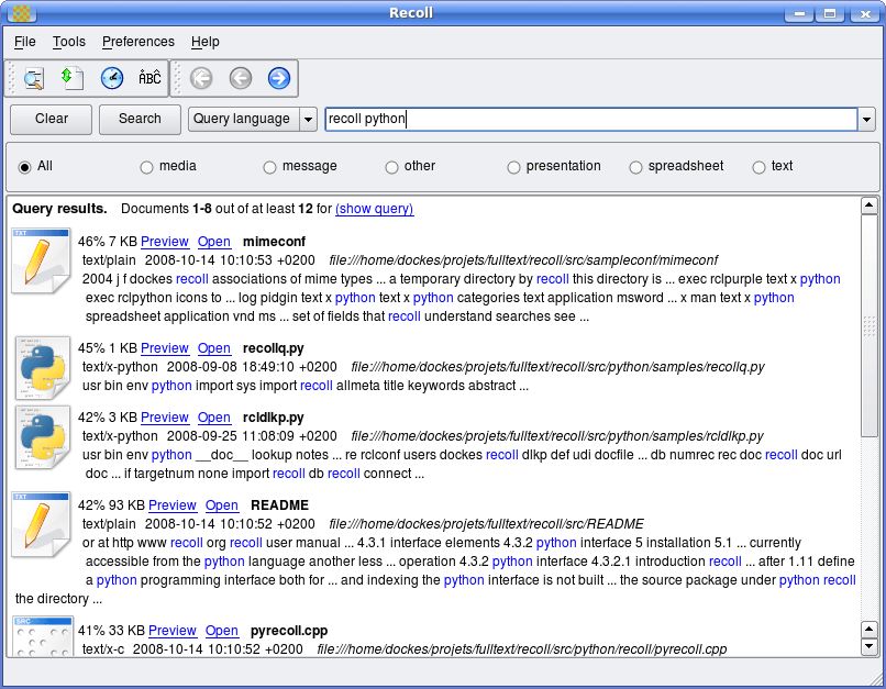 Recoll: App Reviews, Features, Pricing & Download | AlternativeTo