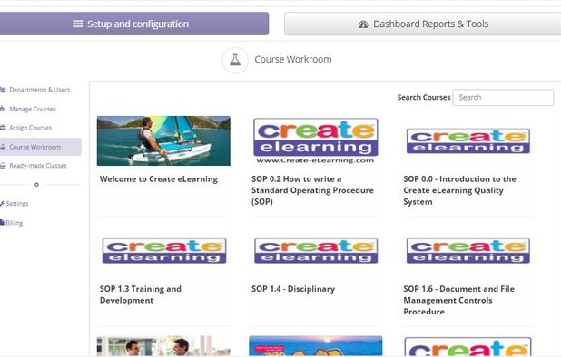 Create eLearning: Innovative learning management system representing ...