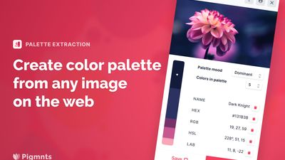 Apps with 'Extract color palettes from images' feature | AlternativeTo