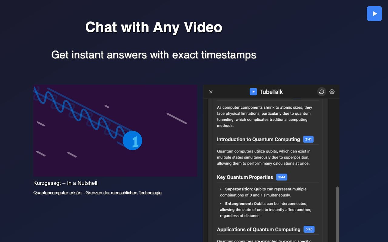 TubeTalk Alternatives and Similar Extensions & Add-Ons | AlternativeTo
