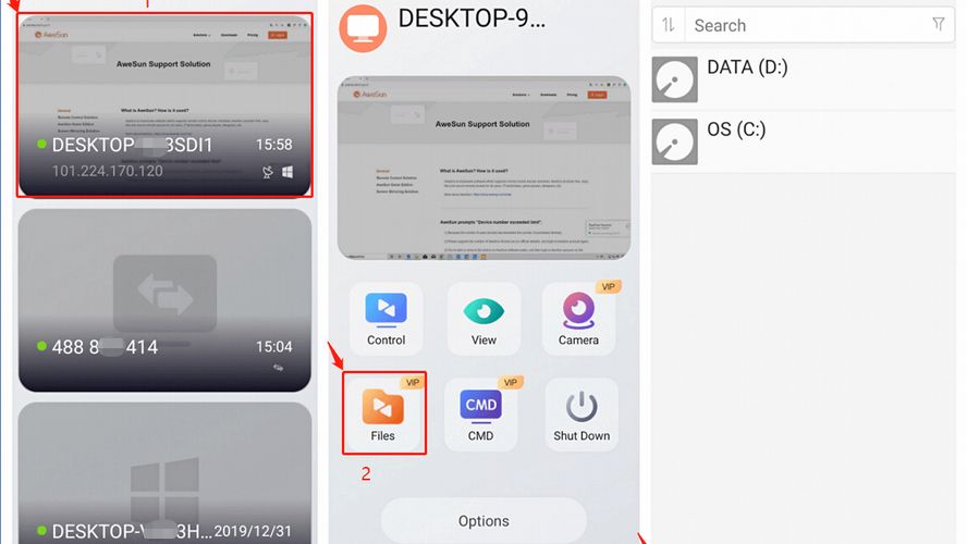 AweSun Remote Desktop: Enables you to connect to your work computer ...