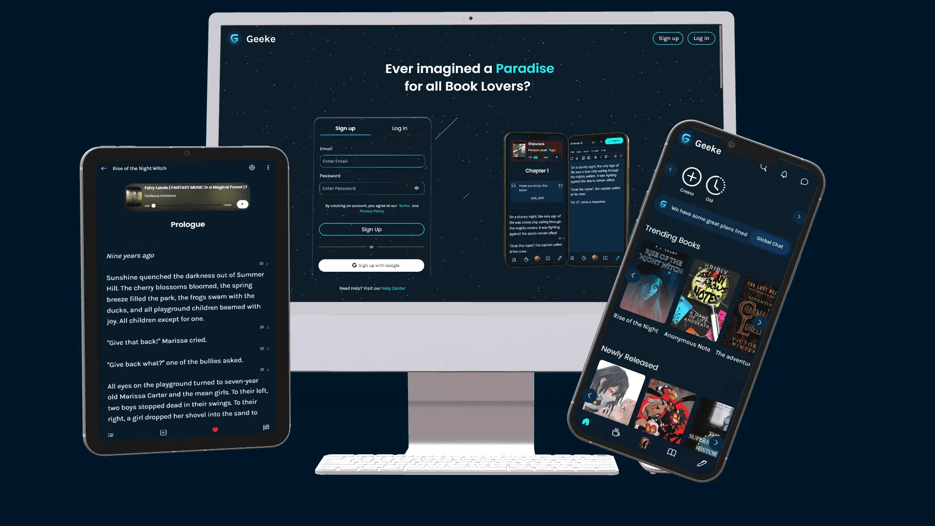 Geeke: Connecting Readers and Writers in the most awesome way ...