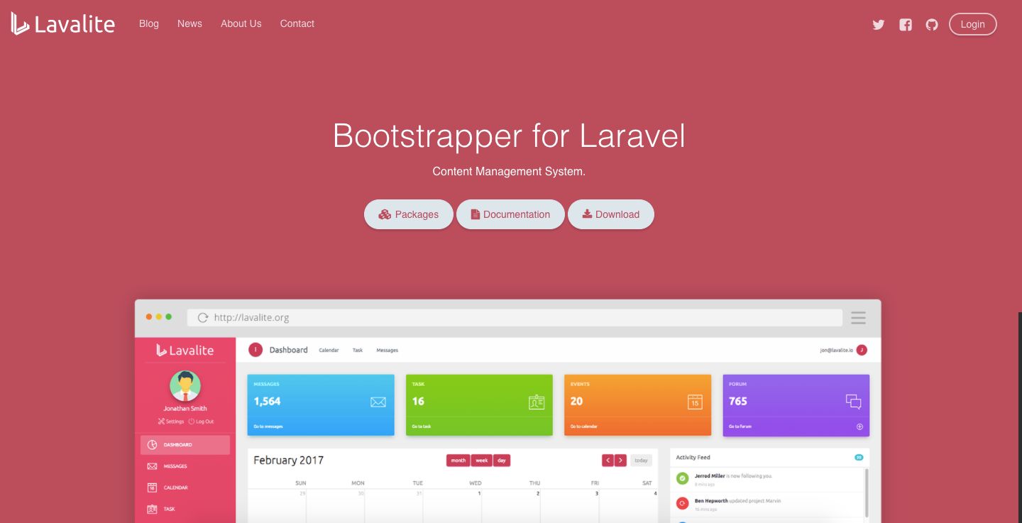 Lavalite: PHP CMS built with Laravel and Bootstrap | AlternativeTo