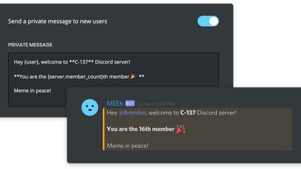 MEE6: Multipurpose Discord bot with moderation capabilities, leveling ...