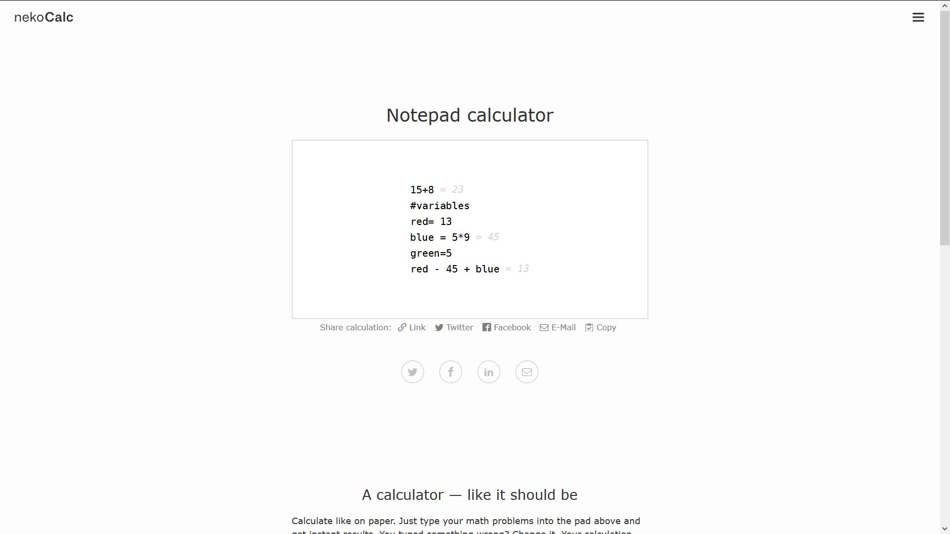 NekoCalc Notepad Calculator Alternatives: Top 10 Calculators & Similar ...