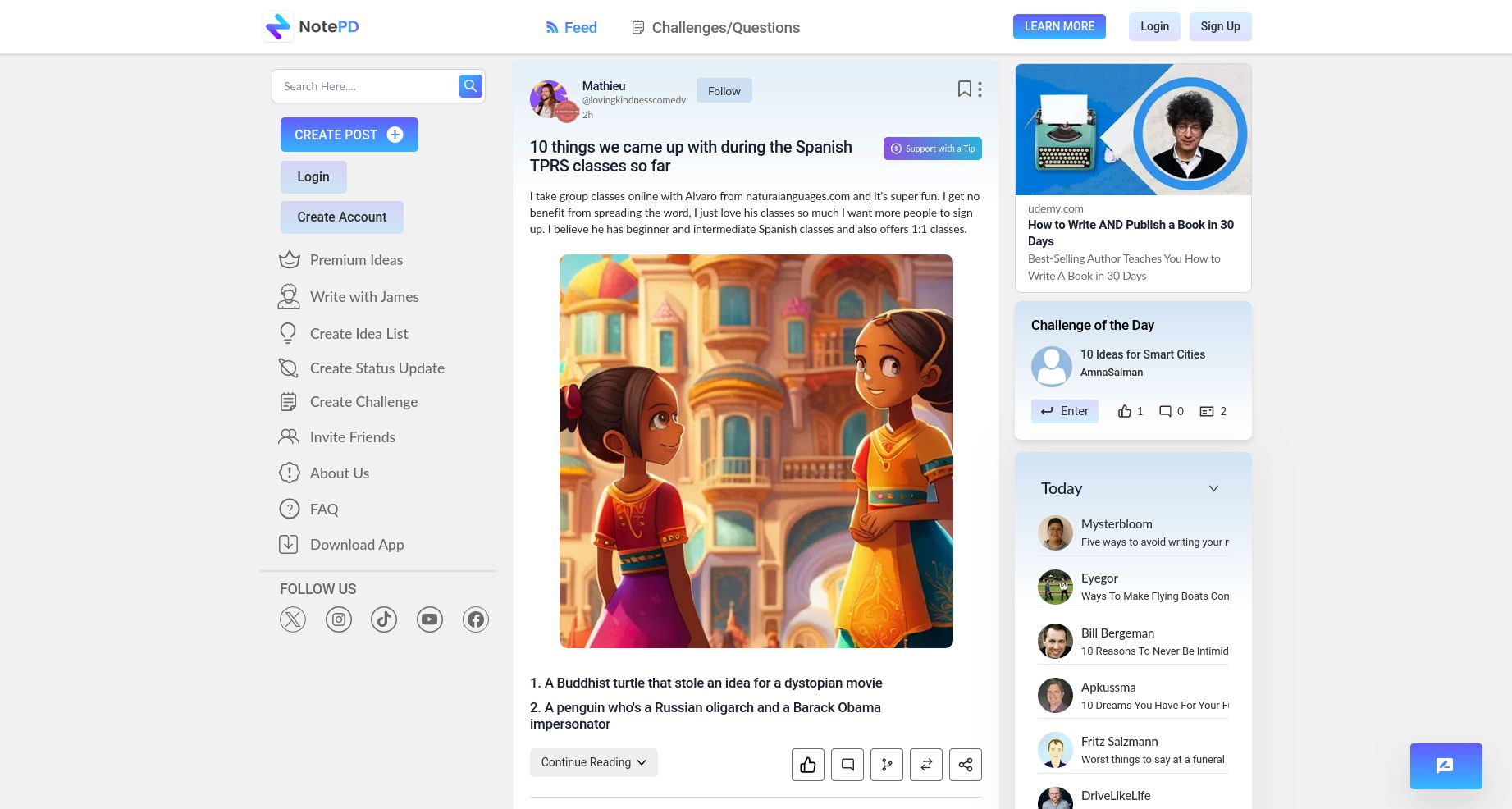 NotePD: The best online writing platform for sharing and receiving ...