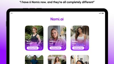 Nomi: AI Companion with a Soul: Reviews, Features, Pricing & Download | AlternativeTo