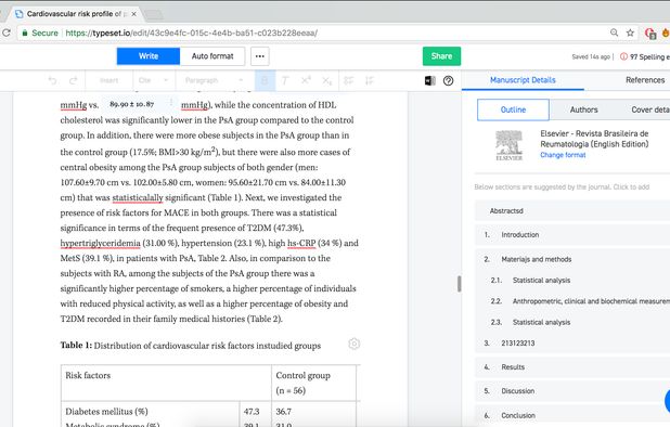 Typeset.io: Autoformats research papers, streamlines citation and ...