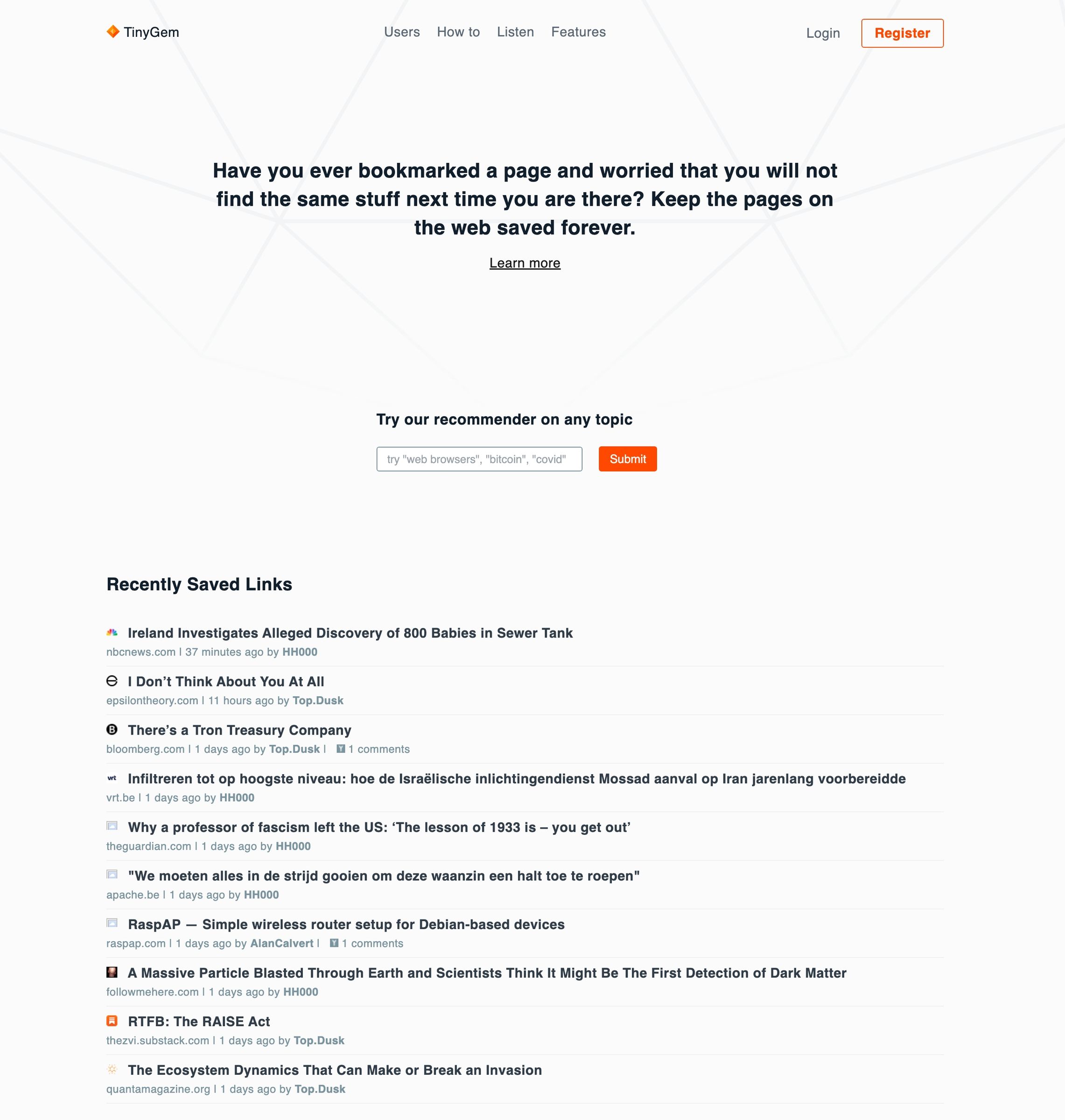 TinyGem Alternatives: Top 1 Social Bookmarking Tools & Similar Websites ...