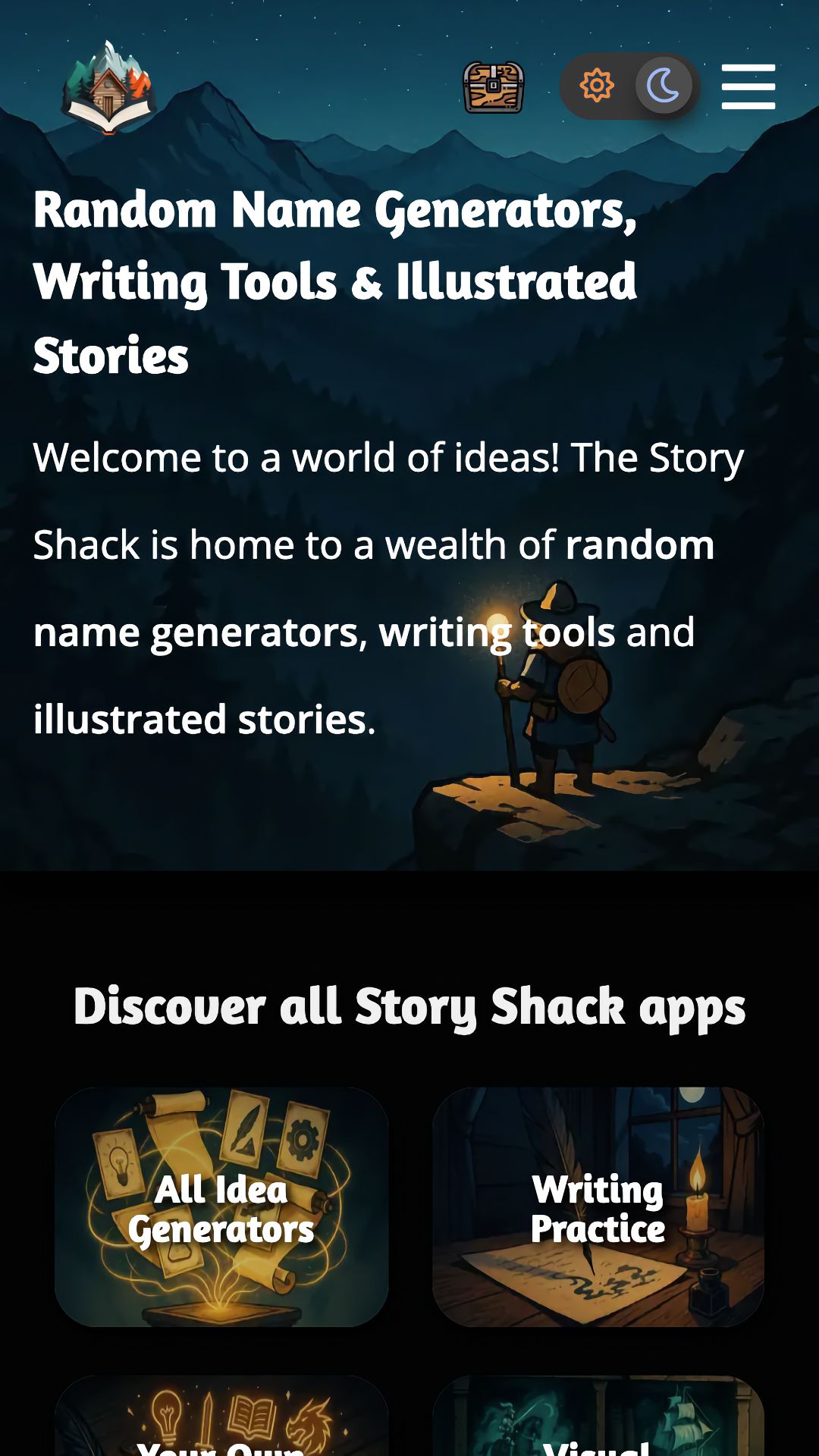 The Story Shack: 1000+ random idea generators, map makers and writing ...