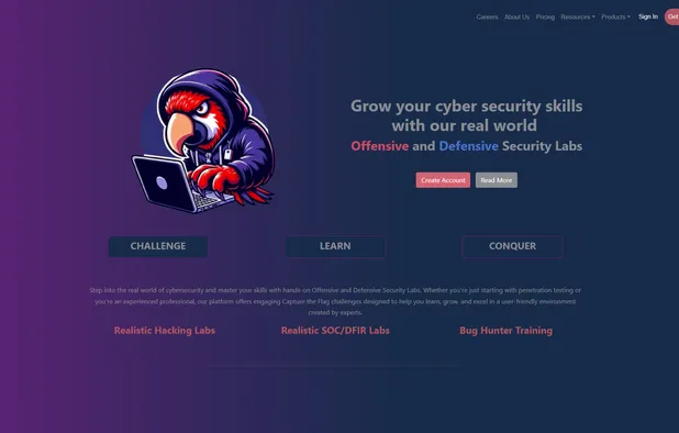 Parrot CTFs : Elevate your hacking skills at Parrot CTFs! | AlternativeTo