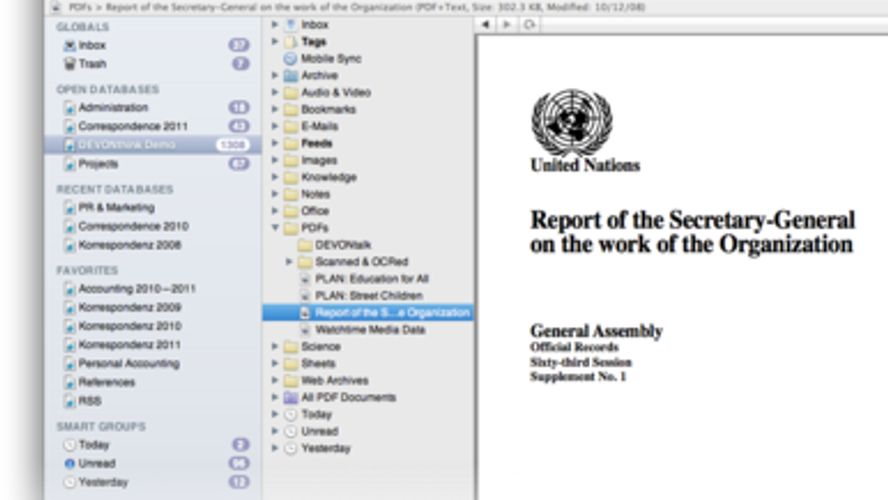 DEVONthink: Solution to the digital age conundrum. | AlternativeTo