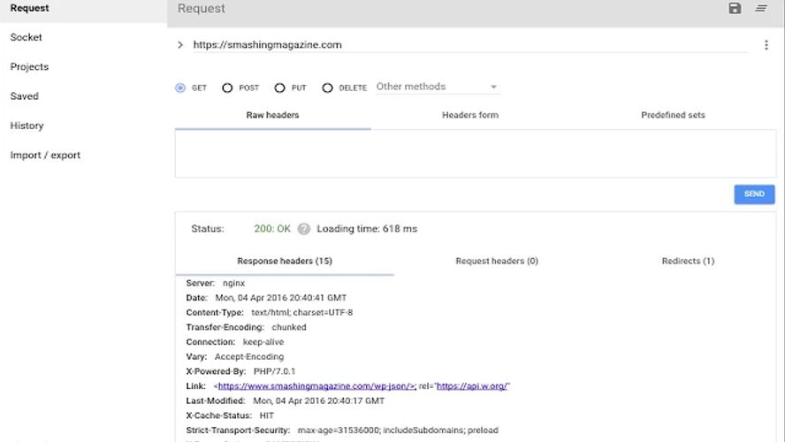 Advanced REST Client: API testing tool. Which allows web developers to ...