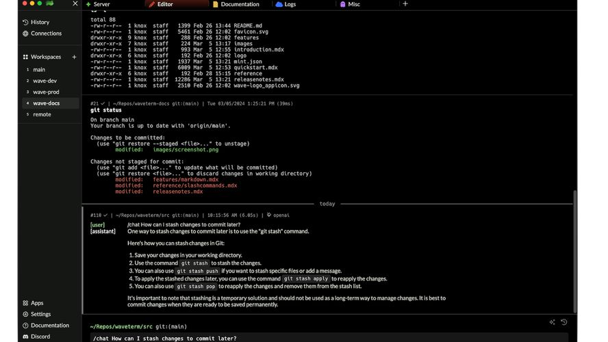 Wave Terminal: An Open-Source, AI-Native, Terminal Built for Seamless Workflows | AlternativeTo