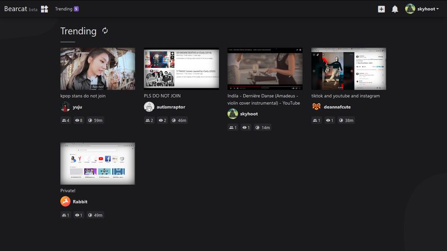 Bearcat: Is a VM-based Sharing App. Use a Virtual Browser to Watch ...