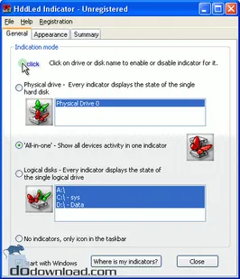 HDD Led Indicator: This is a hard disk activity monitoring tool ...
