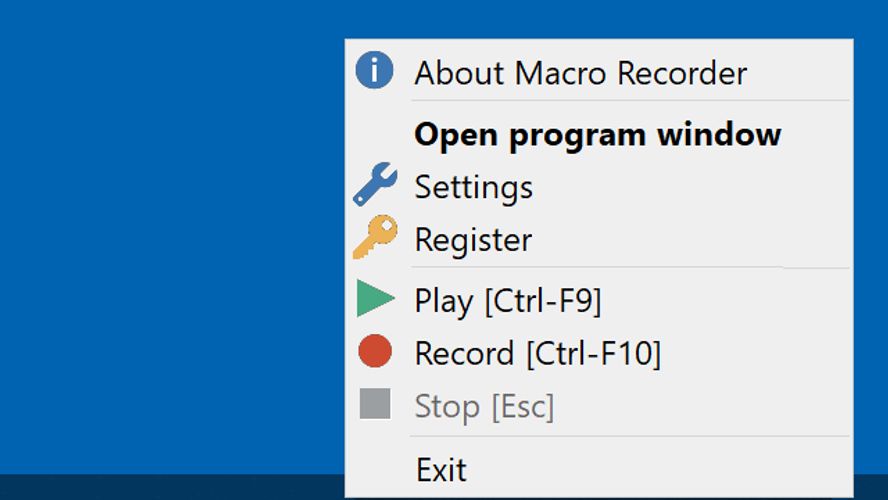 Macro Recorder: Records mouse and keyboard input for infinitive replay ...