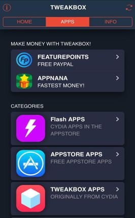 TweakBox: App is a method to get in paid purchases from the App Store ...
