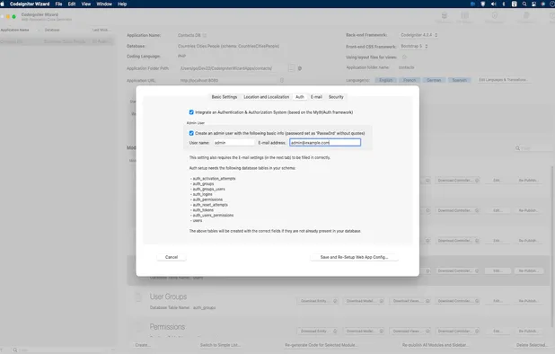 CodeIgniter Wizard: Rapid Web Application Development (RAD) Tool for PHP MySQL/MariaDB ...