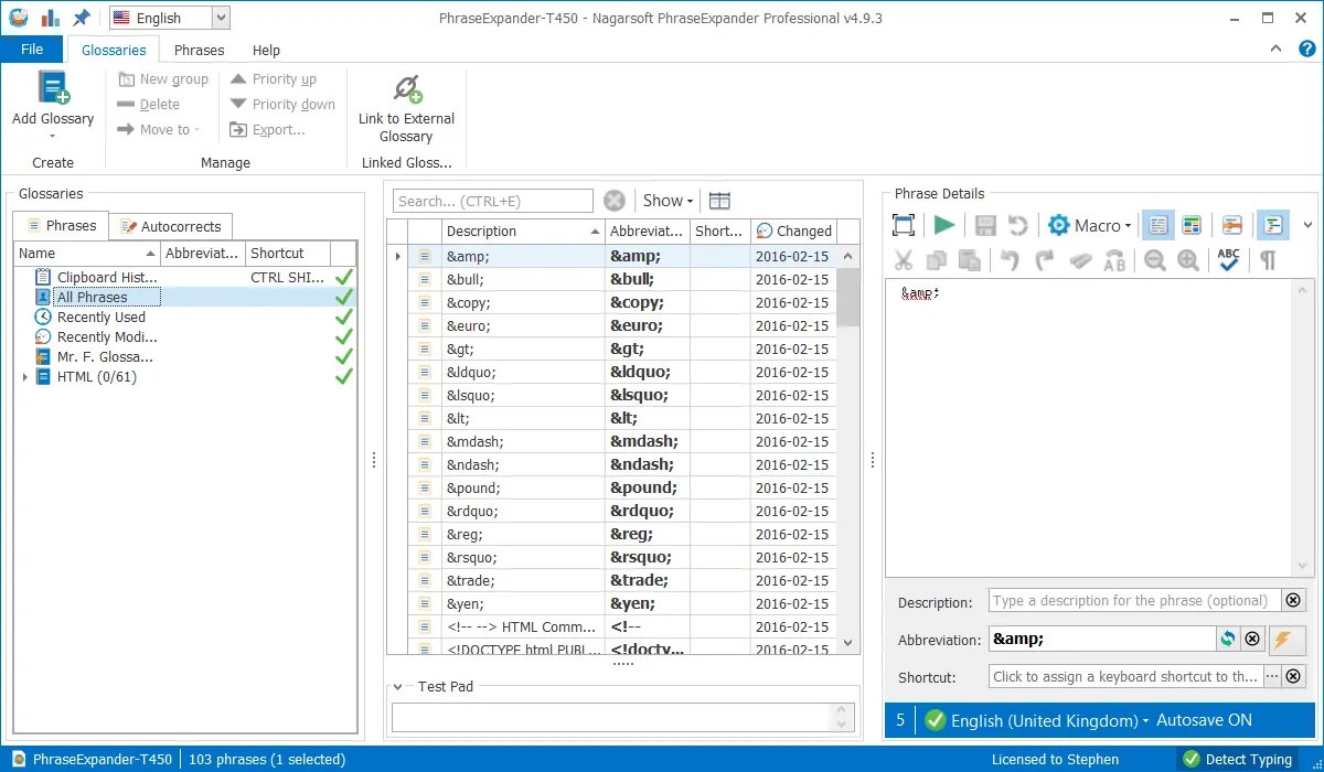 PhraseExpander: Saves time typing texts, filling | AlternativeTo
