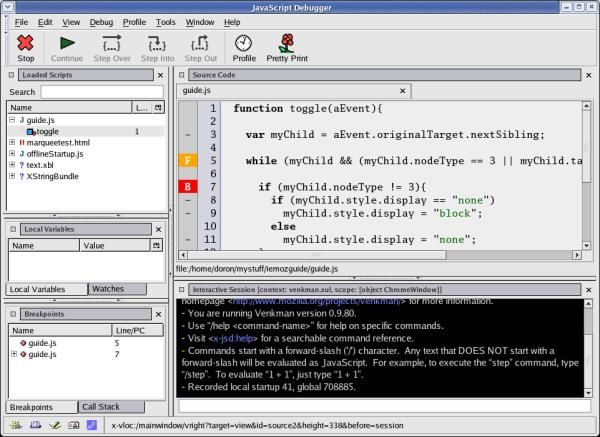 Javascript Debugger (Venkman) Alternatives and Similar Apps | AlternativeTo