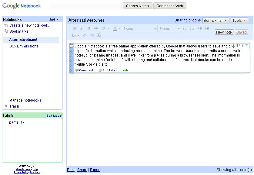 Google Notebook Alternatives: Top 9 Note-taking Tools and similar ...
