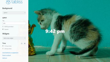 Tabliss: A beautiful new tab page with many customisable backgrounds ...