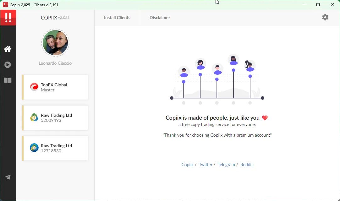 Copiix: Trade copying software for cTrader, MT4, and MT5. | AlternativeTo