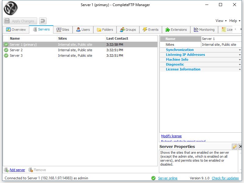 CompleteFTP: Powerful, easy-to-use Windows FTP/FTPS server with unlimited users and a ...