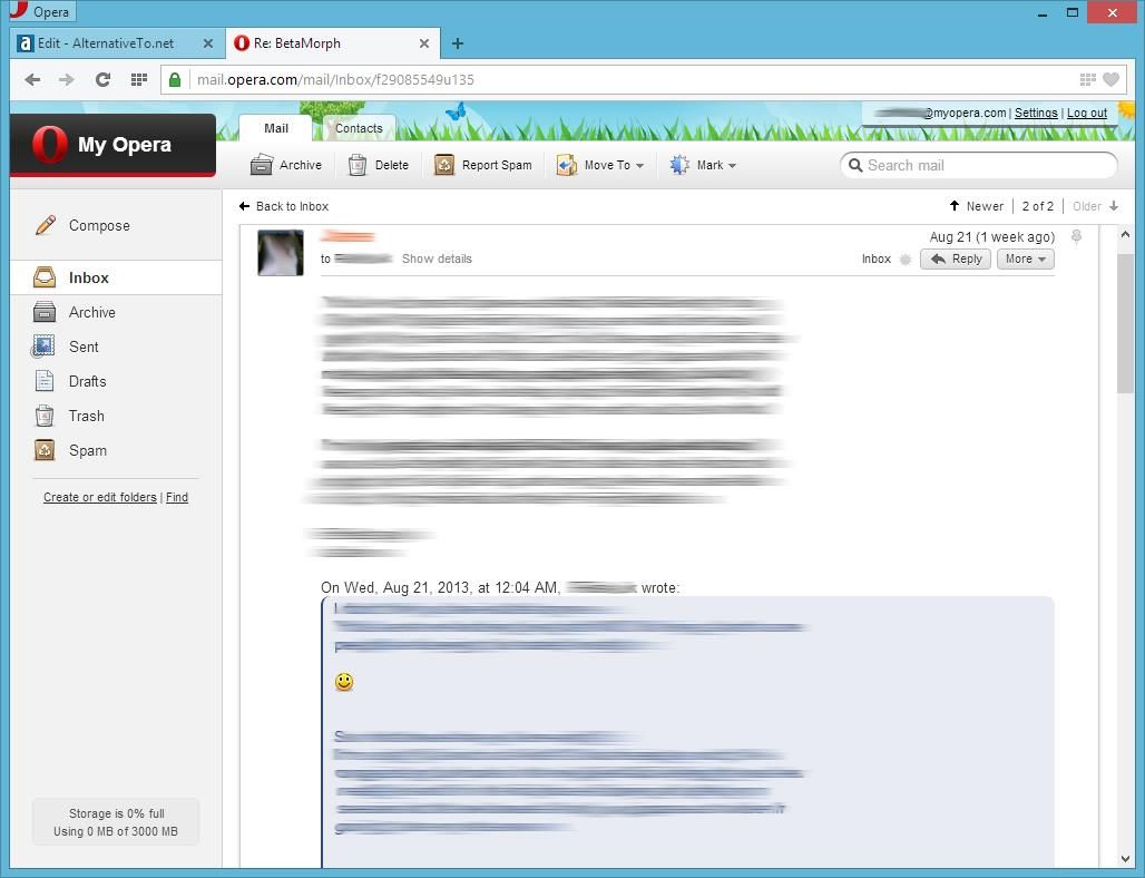 My Opera Mail Alternatives: Top 10 WebMail Providers & Similar Websites ...
