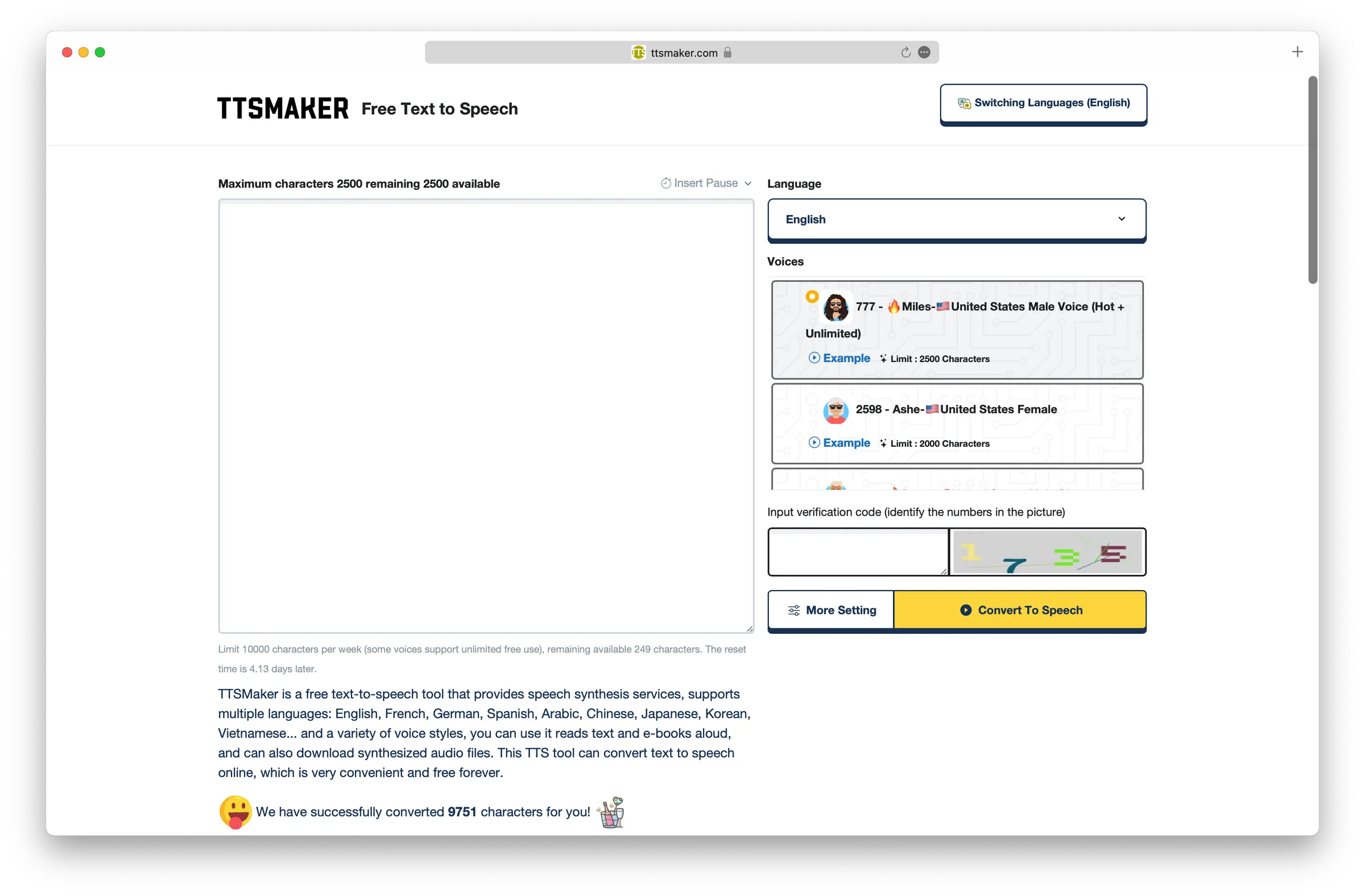 TTSMaker: Free text-to-speech tool that provides speech synthesis ...