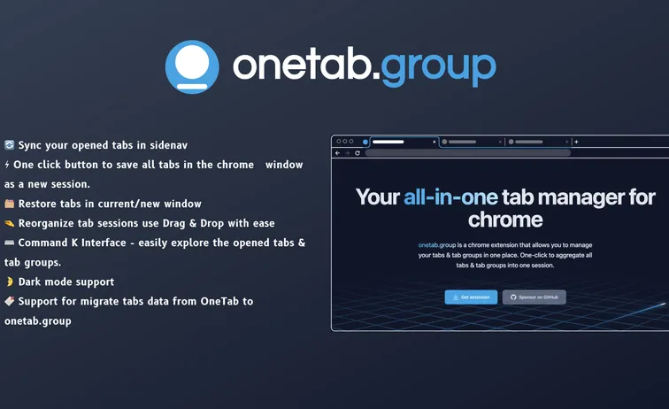 12 Great OneTab Alternatives: Top Tab Managers in 2023 | AlternativeTo