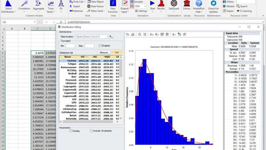 ModelRisk: The World's most comprehensive risk analysis add-in to Excel ...