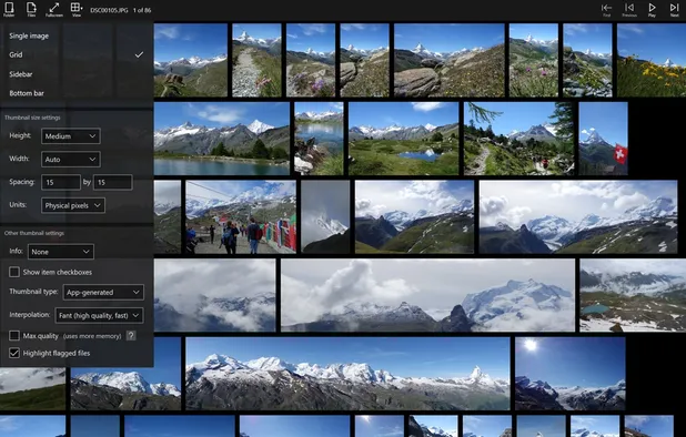 Pictureflect Photo Viewer: Image viewing app for Windows 10 offering a ...