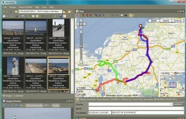 Geosetter: Freeware tool for Windows for showing and changing geo data ...