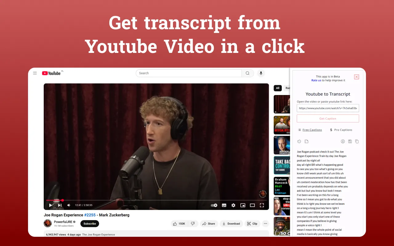 Youtube to Transcript Alternatives and Similar Extensions & Add-Ons ...