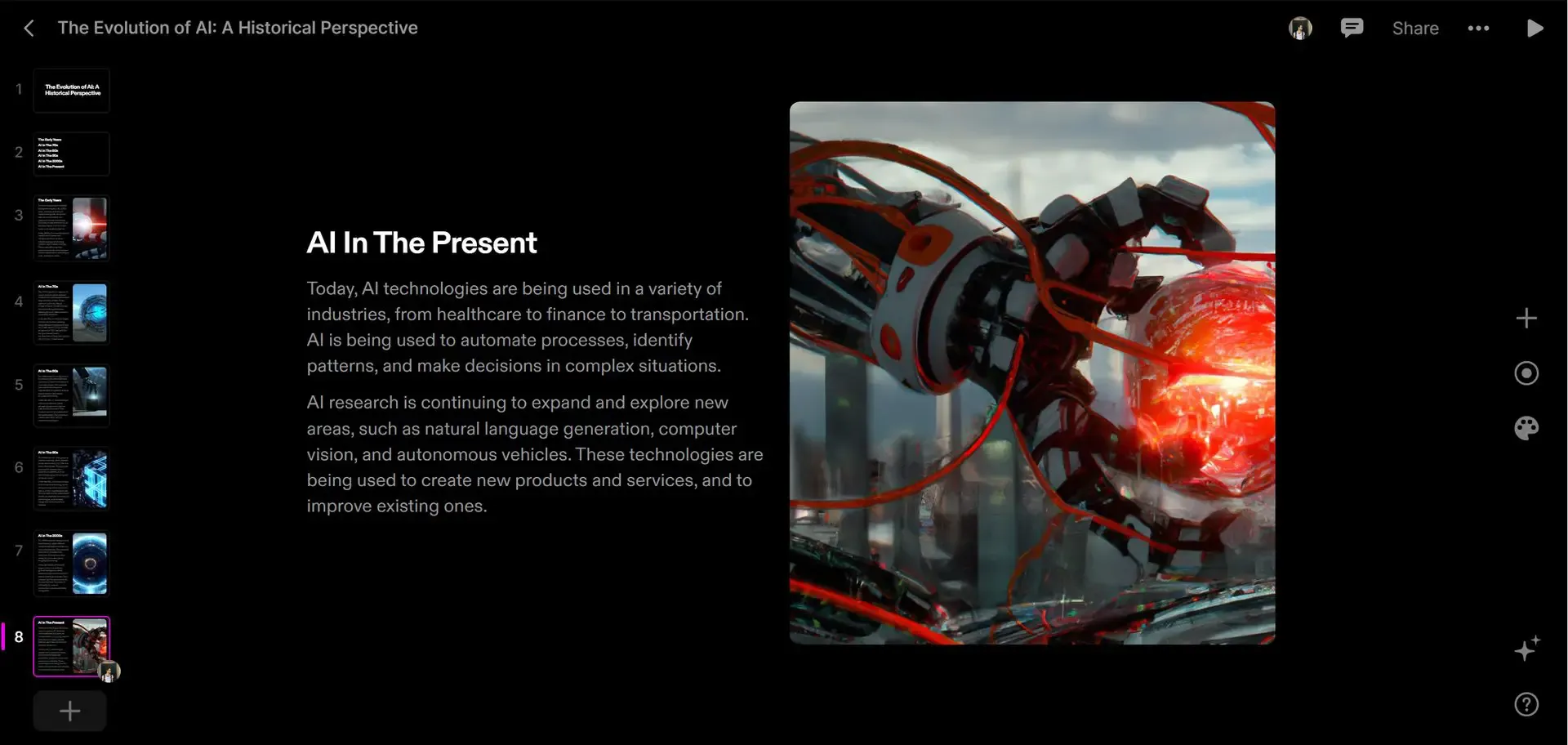 Tome AI: Software that helps you create stunning presentations without any design or | AlternativeTo