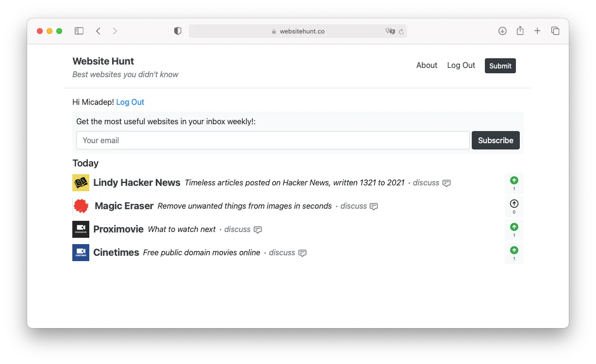 Website Hunt Alternatives and Similar Sites & Apps | AlternativeTo